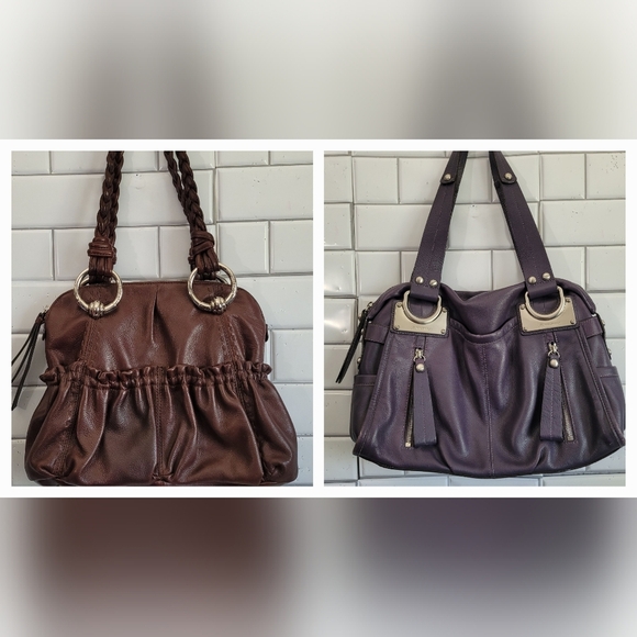 b. makowsky | Bags | B Makowsky Ladies Lot Of 2 Soft Supple Leather ...
